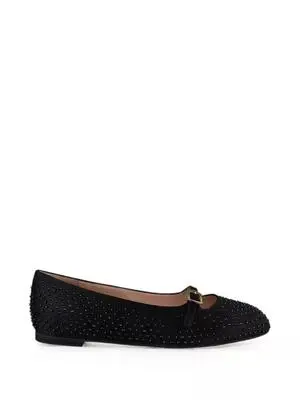 Bally Rina Mary-jane Flat In Fabric - Black