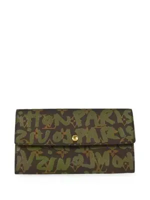 LOUIS VUITTON 2001 Portefeuille Sarah Wallet - Brown