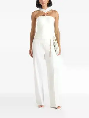Manière De Voir Abigail Crop Top - White