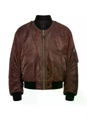 MAISON MARGIELA Reversible Four Stitches Bomber Jacket - Brown