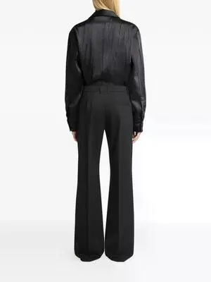 COURREGES Crinkled Satin-finish Shirt