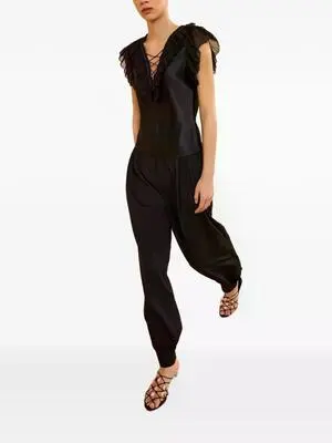 Ulla Johnson Ilyana Ruffled Top - Black