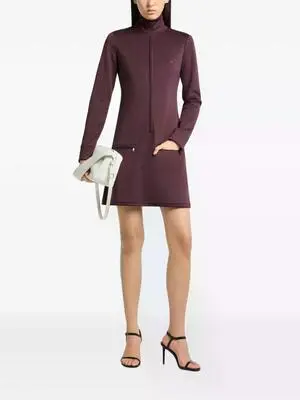 COURREGES Zipped Tracksuit Mini Dress - Red
