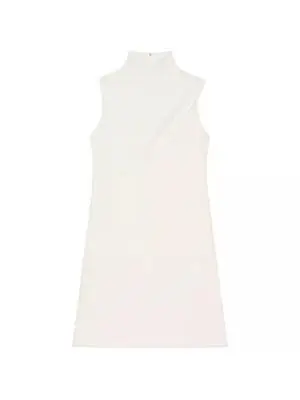 COURREGES Twist A-line Mini Dress - Neutrals