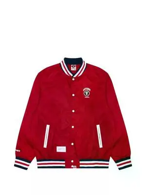 AAPE BY *A BATHING APE Moonface Patch Baseball Jacket