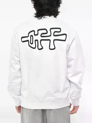 Off-White Logo-print Crewneck Sweatshirt