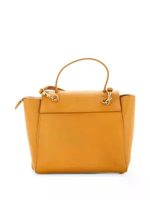 Celine Belt Bag Textured Leather Nano Shoulder Bag - Yellow