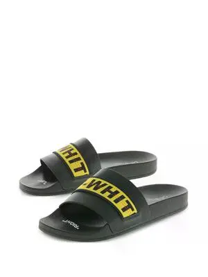 Off-White Industrial Logo-strap Slides