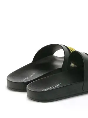 Off-White Industrial Logo-strap Slides