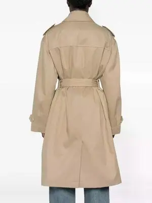 Saint Laurent Double-breasted Belted Trench Coat