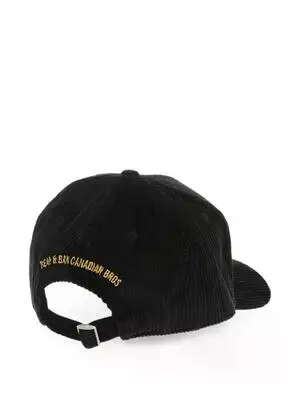 Dsquared2 Corduroy Baseball Cap With Embroidered Logo Patch