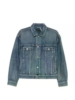 Saint Laurent Button-up Denim Jacket - Blue