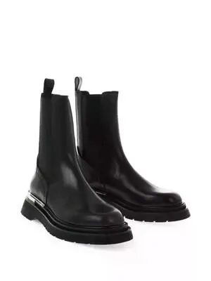 Dsquared2 Urban Hiking Leather Chelsea Ankle Boots - Black