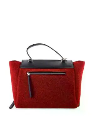 Celine Belt Bag Felt And Leather Mini Satchel