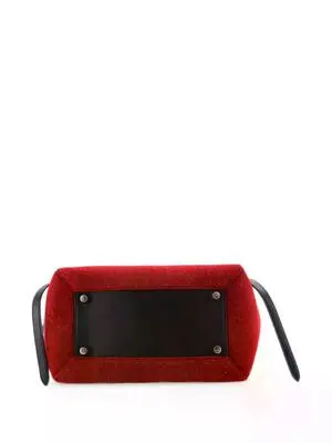 Celine Belt Bag Felt And Leather Mini Satchel