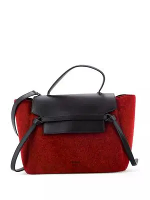 Celine Belt Bag Felt And Leather Mini Satchel