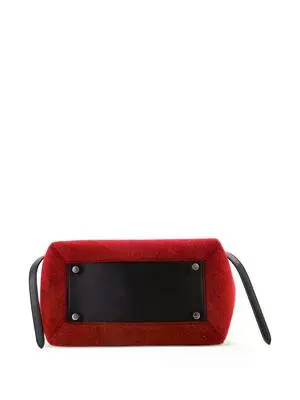Celine Belt Bag Felt And Leather Mini Satchel