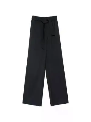 Max Mara Mxmeditto Belted Trousers - Blue