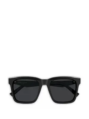 Saint Laurent Logo-plaque Square-frame Sunglasses