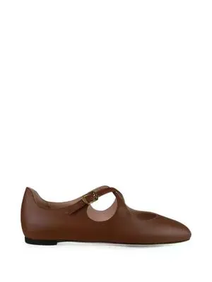 Bally Rina Criss-cross Ballet Flats - Brown