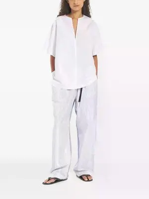 Barena Venezia Baldina V-neck Poplin T-shirt