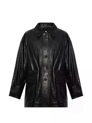 ARMA Maeve Button-up Oversized Jacket - Black