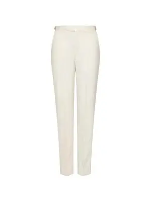 MAISON MARGIELA Straight-leg Tailored Trousers - White