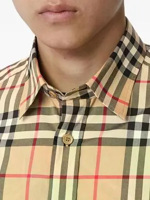Burberry Check Long-sleeve Shirt