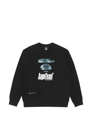 AAPE BY *A BATHING APE Moonface Puff-graphic Sweatshirt