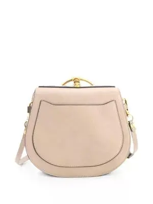 Chloé Nile Leather Medium Crossbody Bag - Grey