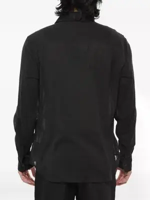 Off-White French-collar Jersey Shirt