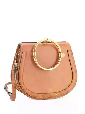 Chloé Nile Leather Medium Crossbody Bag - Brown