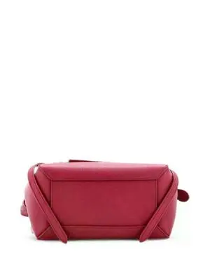 Celine Belt Bag Textured Leather Nano Shoulder Bag