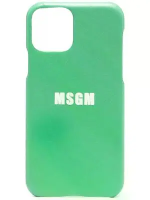 MSGM Logo-print Iphone 11 Pro Case - Green