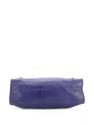 Balenciaga Classic Metallic Edge Leather Satchel Bag
