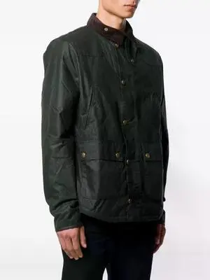 Barbour Corduroy-collar Waxed Jacket