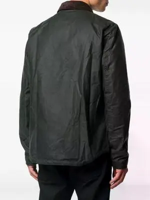 Barbour Corduroy-collar Waxed Jacket