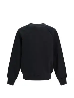 Moose Knuckles Logo Plaque Raglan Sleeve Sweater