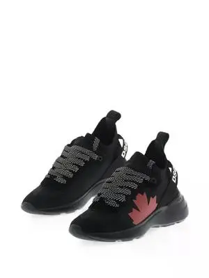 Dsquared2 Fly Logo-strap Sneakers - Black