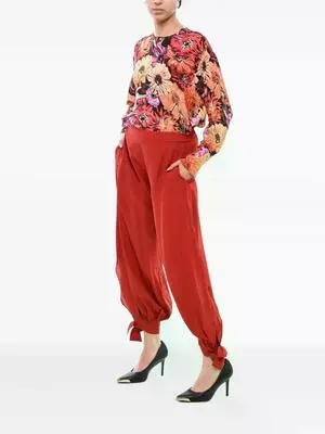 Stella McCartney Sophia Chiffon Balloon Pants