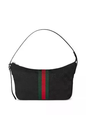 Gucci Small Lunetta Gg Shoulder Bag - Black