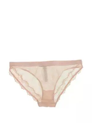 Stella McCartney Lace-trim Mesh Briefs