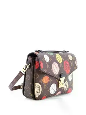 LOUIS VUITTON Pochette Metis Limited Edition Fornasetti Cameo Monogram Canvas Crossbody Bag - Brown
