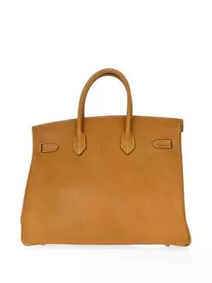 Hermès 1995 35 Birkin Ardennes Tote Bag - Brown