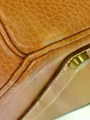 Hermès 1995 Ardennes 35 Birkin Tote Bag - Brown