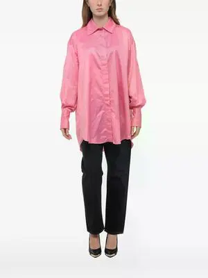 PATOU Oversized Asymmetric Shirt - Pink