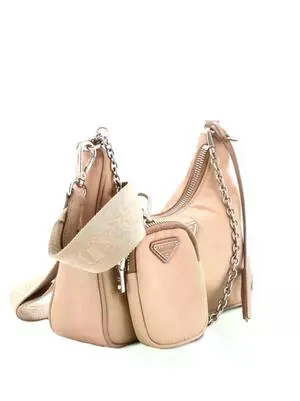 Prada Re-edition 2005 Tessuto Shoulder Bag - Neutrals