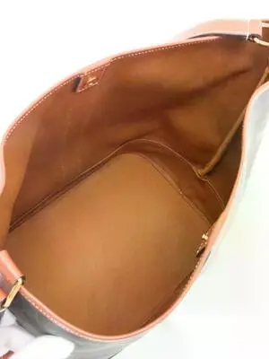 Celine 2020-2026 Medium Triomphe Coated Canvas Bucket Bag