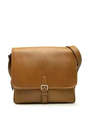 Prada 2013-2026 Saffiano Buckle Messenger Bag Crossbody Bag