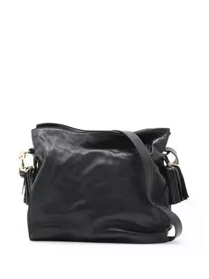 Loewe 2000-2013 Flamenco Tassel Crossbody Bag - Black